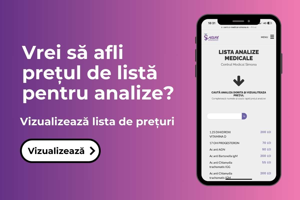 Analize gratuite/ decontate prin CAS in Bucuresti - Centrul Medical Simona